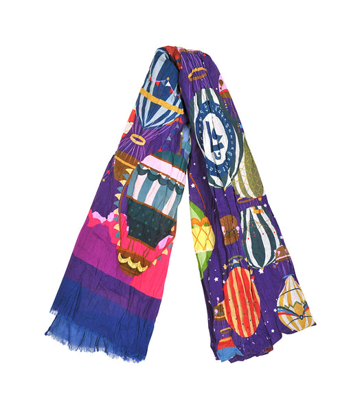 Hot Air Balloon Scarf (Crinkled) – FSMegamall.com