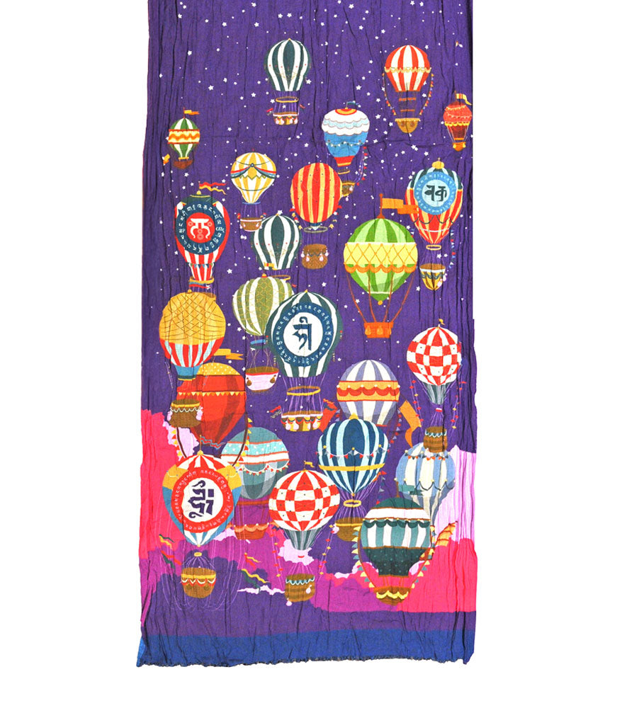 Hot Air Balloon Scarf (Crinkled) – FSMegamall.com