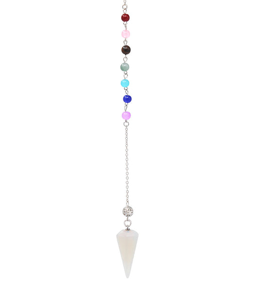 Opal Pendulum with 7 Chakra Stones – FSMegamall.com