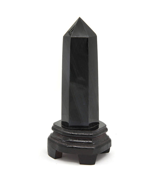 Rainbow Obsidian Point With Stand – FSMegamall.com
