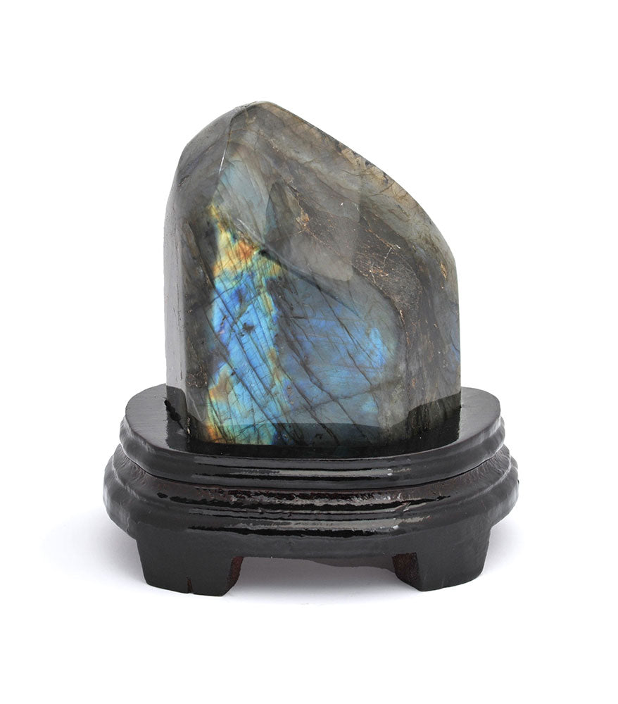 Labradorite Rough Stone With Stand – FSMegamall.com