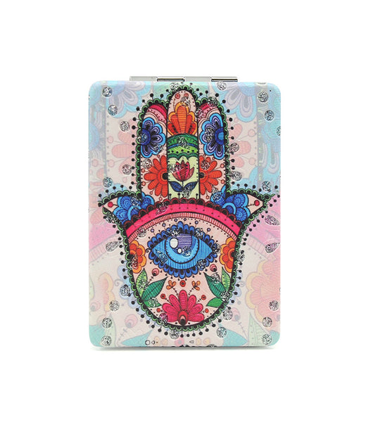Hamsa Hand Compact Pocket Mirrors – FSMegamall.com