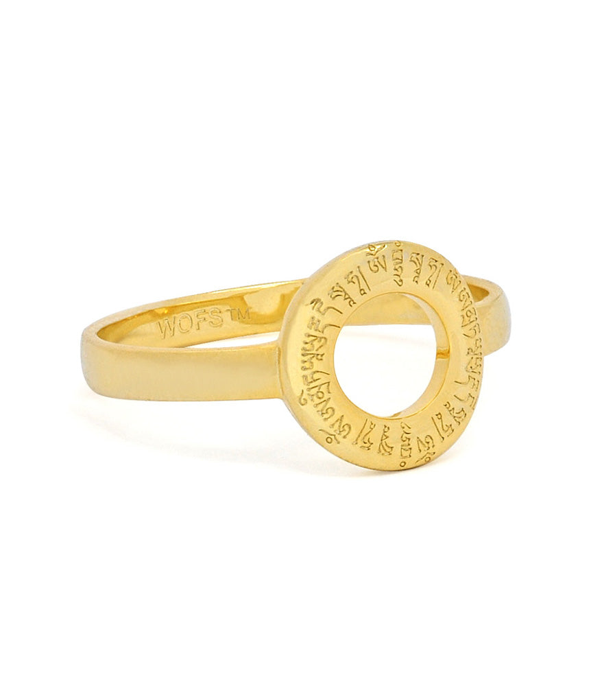 Infinite Blessings Ring with Namgyalma Mantra – FSMegamall.com