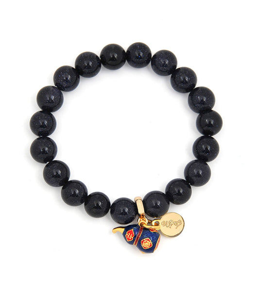 Blue Sand with Enamel Wu Lou Charm – FSMegamall.com